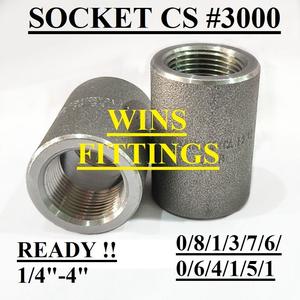 Jual Socket CS sch80 #3000 1,5" A105 drat full coupling coupler besi NPT Socket weld SW class ...