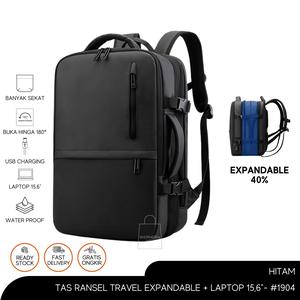 Jual Tas Punggung Ransel Backpack 1904 Black Dapat Diperbesar 40% ...