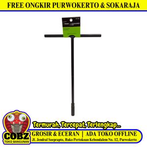 Jual 10 MM / TEKIRO Kunci Sok Shock Socket T Type Wrench Hitam - Kab ...