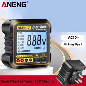 Jual Smart Socket Tester Detector Colokan LCD Display EU Plug Voice ...
