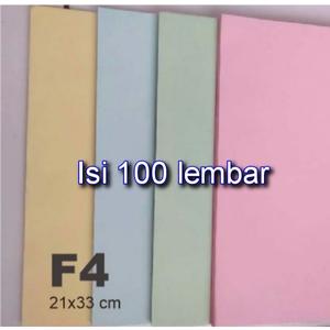 Jual kertas Dorslag warna F4 isi 100 lembar - Jakarta Selatan ...