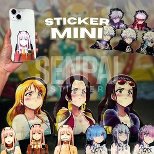 Promo Sticker MINI Anime 3D KECIL | Eren Levi AOT Makima Power Reze ...