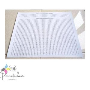 Jual TERBARU/ TES KRAEPELIN A3+ / TES KORAN / TES PSIKOTES ( Paket F ...