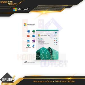 Jual Microsoft Office 365 Family 2019 2021 Posa Card Original & Resmi ...