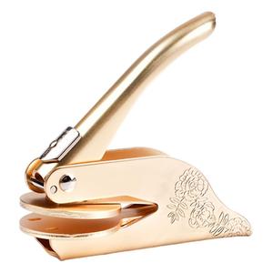 Jual Hand Embosser Stamp Portable 3D Effect DIY Book Envelope Napkin ...