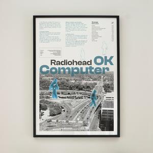 Jual Poster Radiohead - OK Computer Album (1997) | Poster Band Creep ...