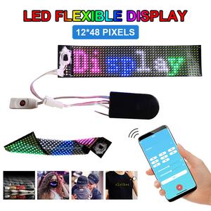Jual Mini LED Display DIY Programmable Name Badge Multi-languages App ...