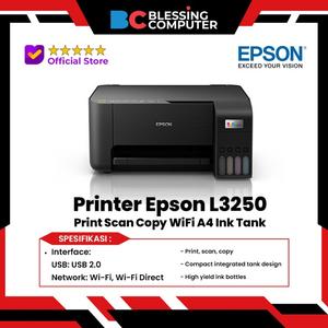 Promo Printer Epson L3250 Print Scan Copy WiFi A4 Ink Tank / Epson ...