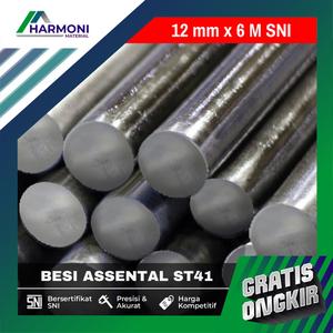 Jual Besi AS ST41 12 mm Panjang 6 Meter SNI Assental AS Putih - Kab ...