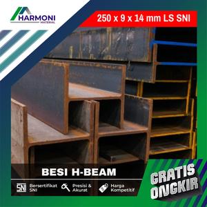 Jual Besi H Beam 250 x 250 x 9 x 14 mm Panjang 12 Meter SNI Merek LS ...