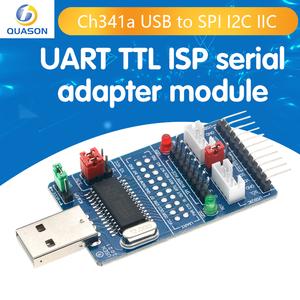 Jual CH341A USB to SPI I2C IIC UART TTL ISP Serial Adapter Module EPP/MEM Converter For Serial ...