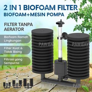 Jual Biosponge Filter Pompa Air Aquarium 2in1 Biofoam Super Silent ...