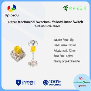 Jual Razer Mechanical Switches - Yellow Linear Switch - Jakarta Utara ...