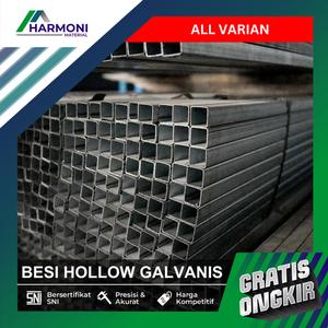 Jual Harga Besi Hollow Galvanis 2x2 2x4 3x3 4x4 4x6 4x8 5x5 10x10 15x15 ...