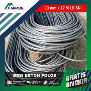 Jual Besi Beton Polos 13 mm Panjang 12 Meter Merek LS SNI Plain Bar ...