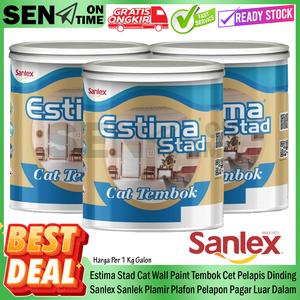Jual Estima Stad Cat Wall Paint Tembok Sanlek Plamir Plafon Pelapon ...