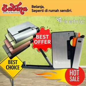 Jual Kotak Korek Metal Case with Lighter Korek Api Slot - Silver ...