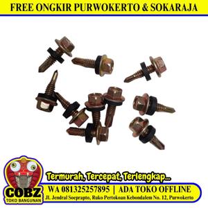 Jual 20 MM / TM Roofing Baut Sekrup Atap Baja Ringan Kuning Biji - Kab ...