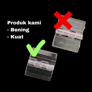 Jual ENGSEL AKRILIK 2.5cm Bening / Anti Pecah / Acrylic Hinge 25 x 33 ...