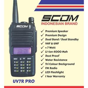 Jual HT SCOM UV7R UV-7R PRO PREMIUM Dualband WALKIE TALKIE SCOM UV7R UV-7R - Jakarta Barat ...