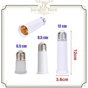 Jual Fitting Sambungan Lampu Downlight LED Fiting Extension E27 Socket ...