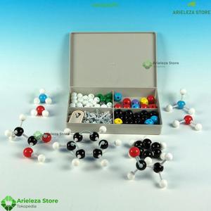Promo Set Molymod Model 125Pcs Kit model kimia organik pusat atom, ikatan, dan orbital untuk ...