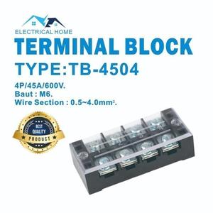 Jual TERMINAL BLOCK TB 4504 (45A 4Pole) BEST QUALITY. - Jakarta Utara - Electrical Home JKT ...