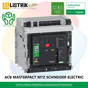 Jual ACB SCHNEIDER MTZ 2000A H1 66kA 3P MANUAL FIXED TYPE MICRO 2.0X ...