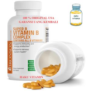 Jual Bronson Super B Vitamin B complex isi 100 tablet jamin 100% ...