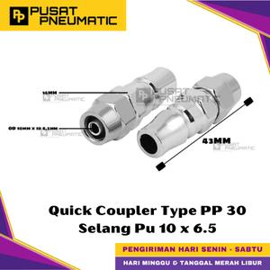 Jual PP 30 Air Quick Release Joint Coupling Coupler Male Connector Air ...