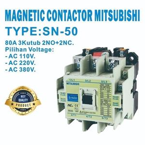 Jual KONTAKTOR MAGNETIC CONTACTOR SN-50 220VAC MITSUBISHI - AC 220V ...
