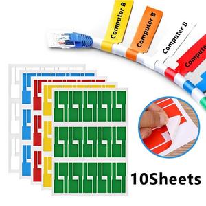 Jual 10 Lembar Cable Tag Penanda Kabel Listrik Cable Label Sticker ...