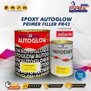 Jual Epoxy Autoglow PR42 Primer filler 2K + Hardener 1L/set - Kota ...