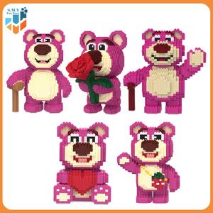 Jual SMY Nano Block Lotso Bear Bricks Education Magic Block Mainan ...