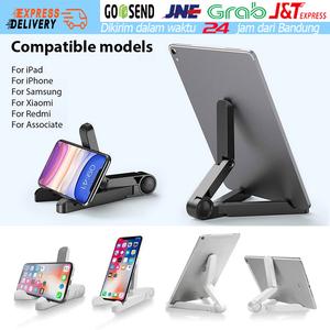 Jual Tablet Holder Meja Anti Slip Dudukan HP Handphone Lipat Model V ...