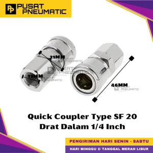 Jual SF 20 Air Quick Release Joint Coupling Coupler Female Connector ...