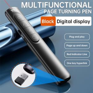 Jual S12 Wireless Powerpoint Pointer Presentation Clicker USB Type-C ...