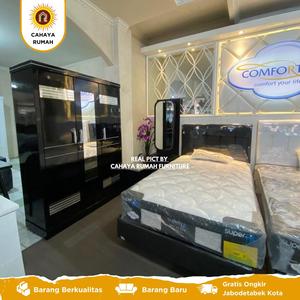 Jual Kamar set black series 01 [ INCLUDE DIVAN,KASUR,LEMARI,MEJA RIAS ...