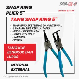Jual GRIP-ON TANG SNAPRING 5" TANG SPI CIRCLIP PLIERS 5 INCH (SE/SI/BE ...