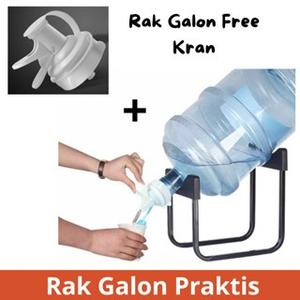 Jual Rak Galon Besi Model U dan Kran Air Minum Dudukan Galon Kran Food ...