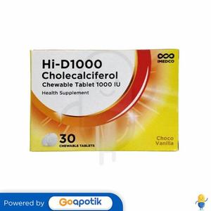 Jual HI-D 1000 IU BOX 30 TABLET - Kota Bekasi - Apotek Berkah Farma ...
