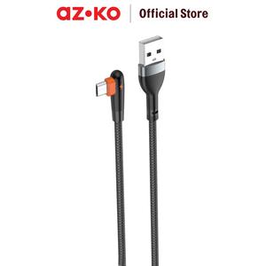Jual AZKO Memoo 1.2 mtr Kabel Charger Usb L Shape Type A To Micro 30 ...