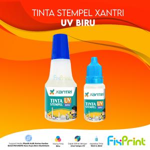 Jual Tinta Stempel Ultraviolet Xantri Original Biru 25ML 10ML Stemp Ink ...