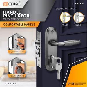Promo MATCH Handle Set Kunci Kunci Pintu Ukuran Kecil Gagang Pintu Satu ...
