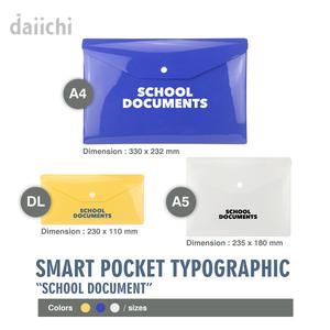 Promo Daiichi – “School Document” Smart Pocket Typhographic Map Plastik ...