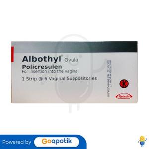 Jual ALBOTHYL VAGINAL SUPPOSITORIA BOX 6 PCS - Kota Bekasi - Apotek SM ...