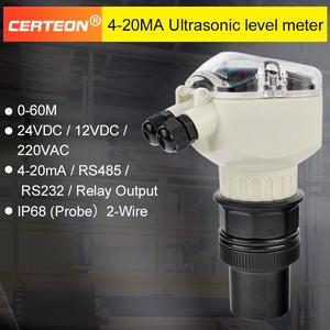 Jual IP68 Ultrasonic Level Sensor 4-20mA Liquid Level Transmitter ...