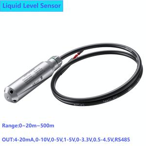 Jual 1M 3M 5M Range Liquid Level Sensor DC24V Power 4-20mA 0-10V 0-5V ...