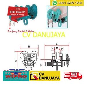 Jual Gear troli hoist takel JAPAN Geared trolley 3 Ton WIPRO - Kota ...