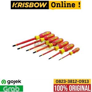 Jual Krisbow Screwdriver Set Obeng Minus Dan Plus Insulasi 7 Pcs - Kota ...